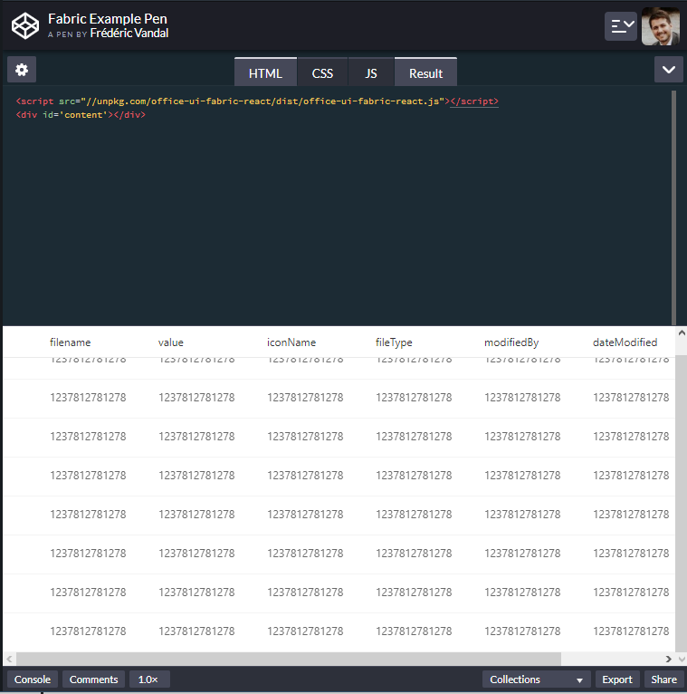 DetailsList + ScrollablePane + Sticky : Only one scroll bar at the time ...