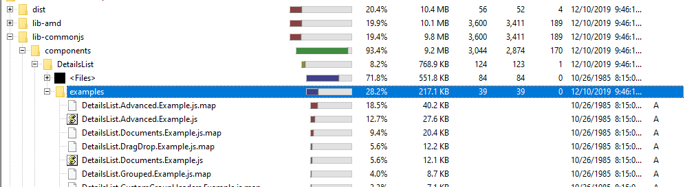Exclude example code and Markdown files from published office-ui-fabric-react tarball · Issue ...