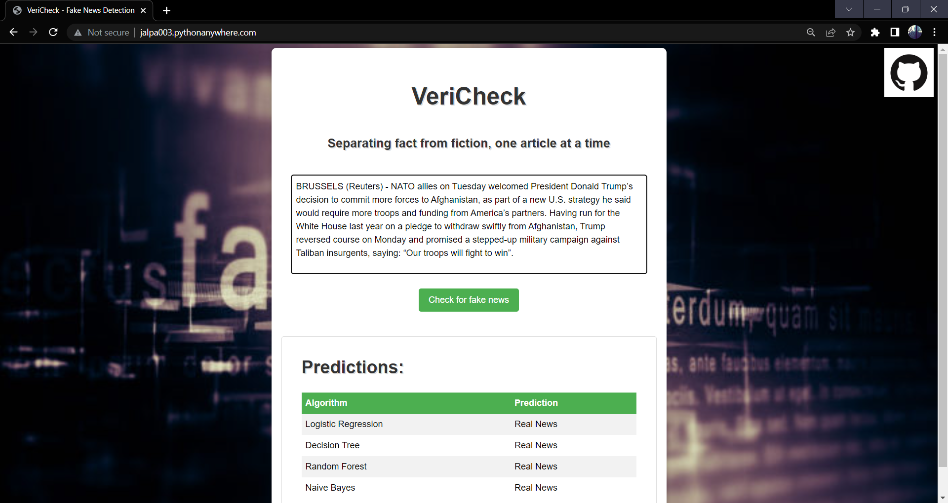 GitHub - jalpa003/Fake_News_Detection