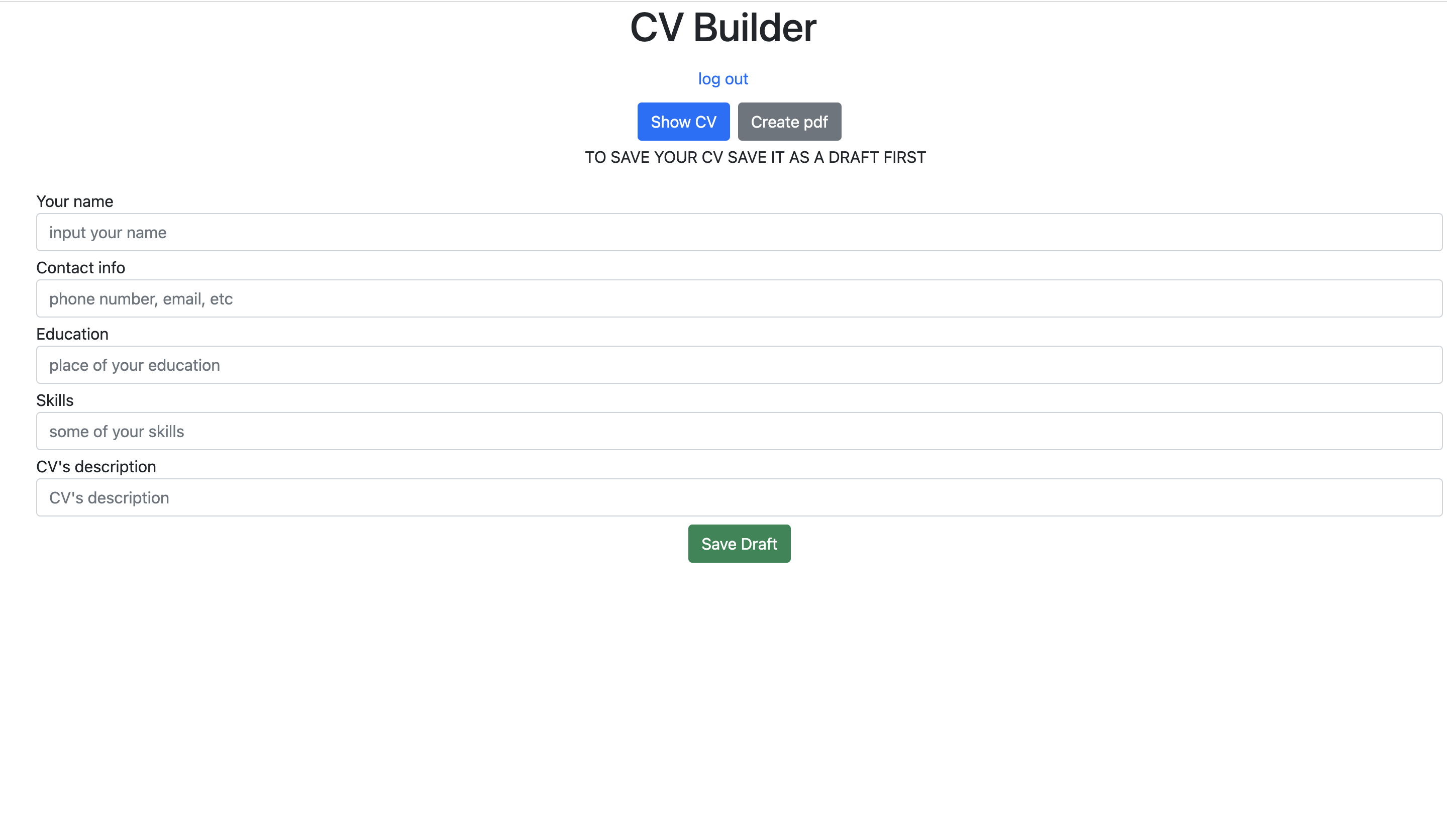 GitHub - deouron/CV_builder: Домашнее задание №3 Задание №2 по курсу ...