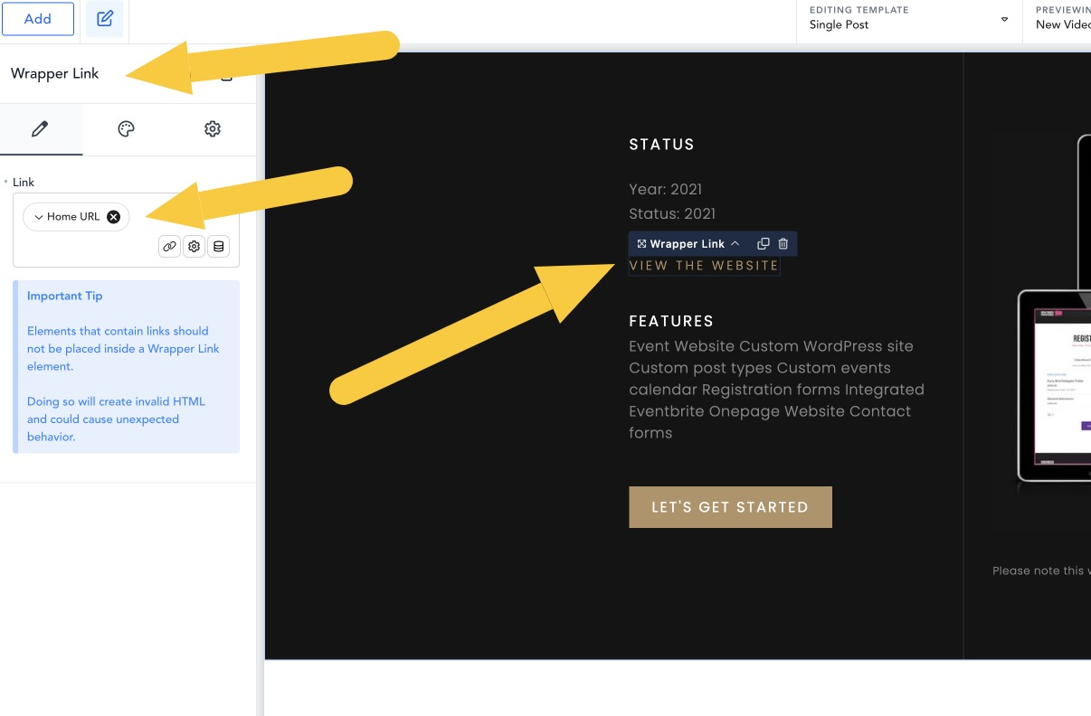 Dynamic Link on Wrapper Link · Issue #229 · soflyy/breakdance-bugs · GitHub