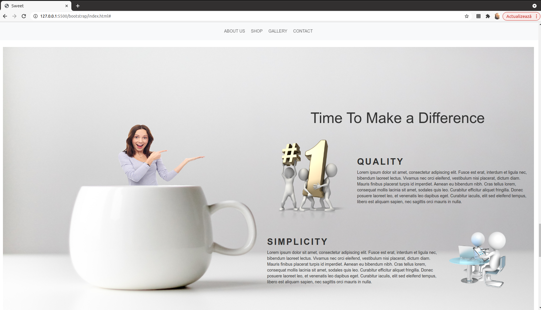 GitHub - jercamadalina/bootstrap-page