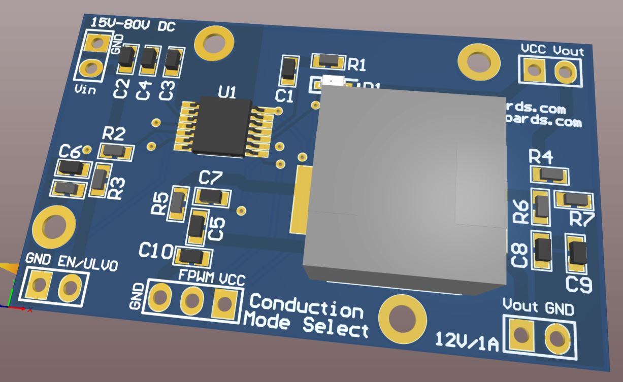 GitHub - ksboards/LM5161_Buck_Converter: LM5161 Buck Converter with 15 to 80 Vin -- 12 Vout / 1A