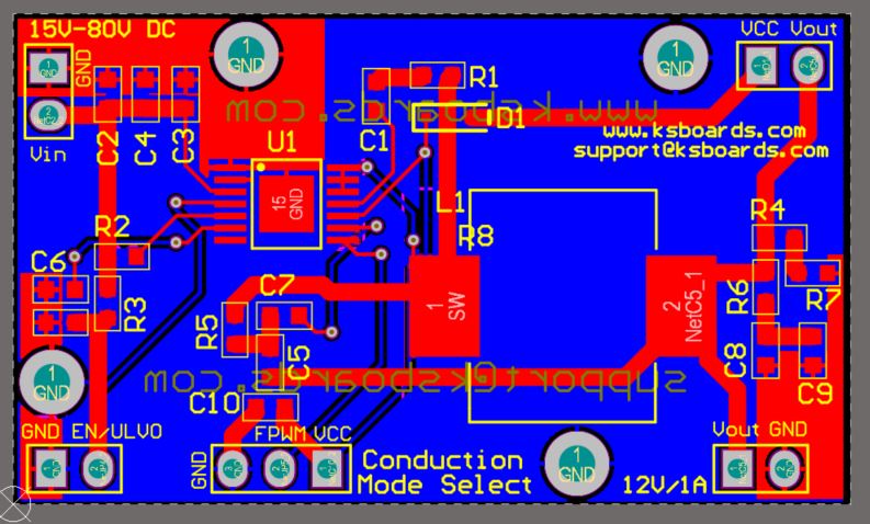 GitHub - ksboards/LM5161_Buck_Converter: LM5161 Buck Converter with 15 to 80 Vin -- 12 Vout / 1A