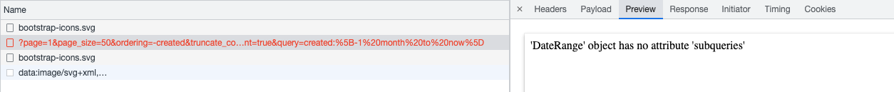 [BUG] Date range view no longer works · Issue #2508 · paperless-ngx/paperless-ngx · GitHub