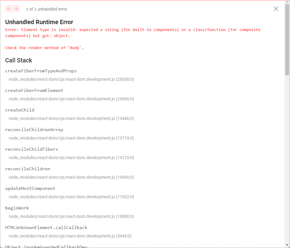 Error after migrating from Gatsby · vercel next.js · Discussion #34379 · GitHub