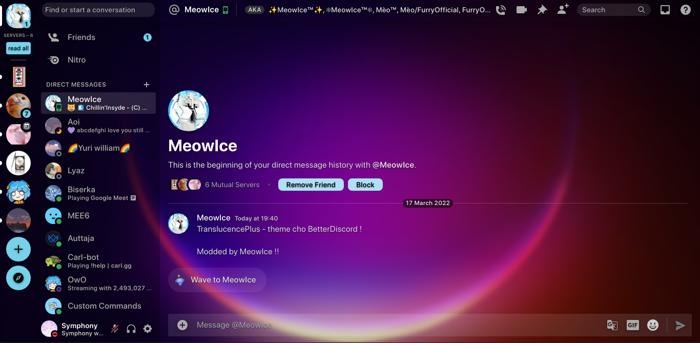 GitHub - MeowIce/TranslucencePlus: A transparent theme for ...