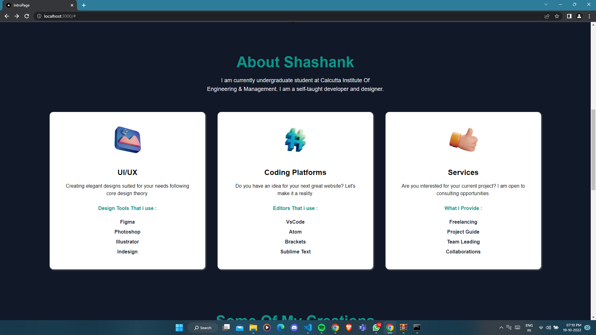 GitHub - shashankranjan-dev/Brief-Portfolio-nextJs: You can watch my work that i have worked on ...