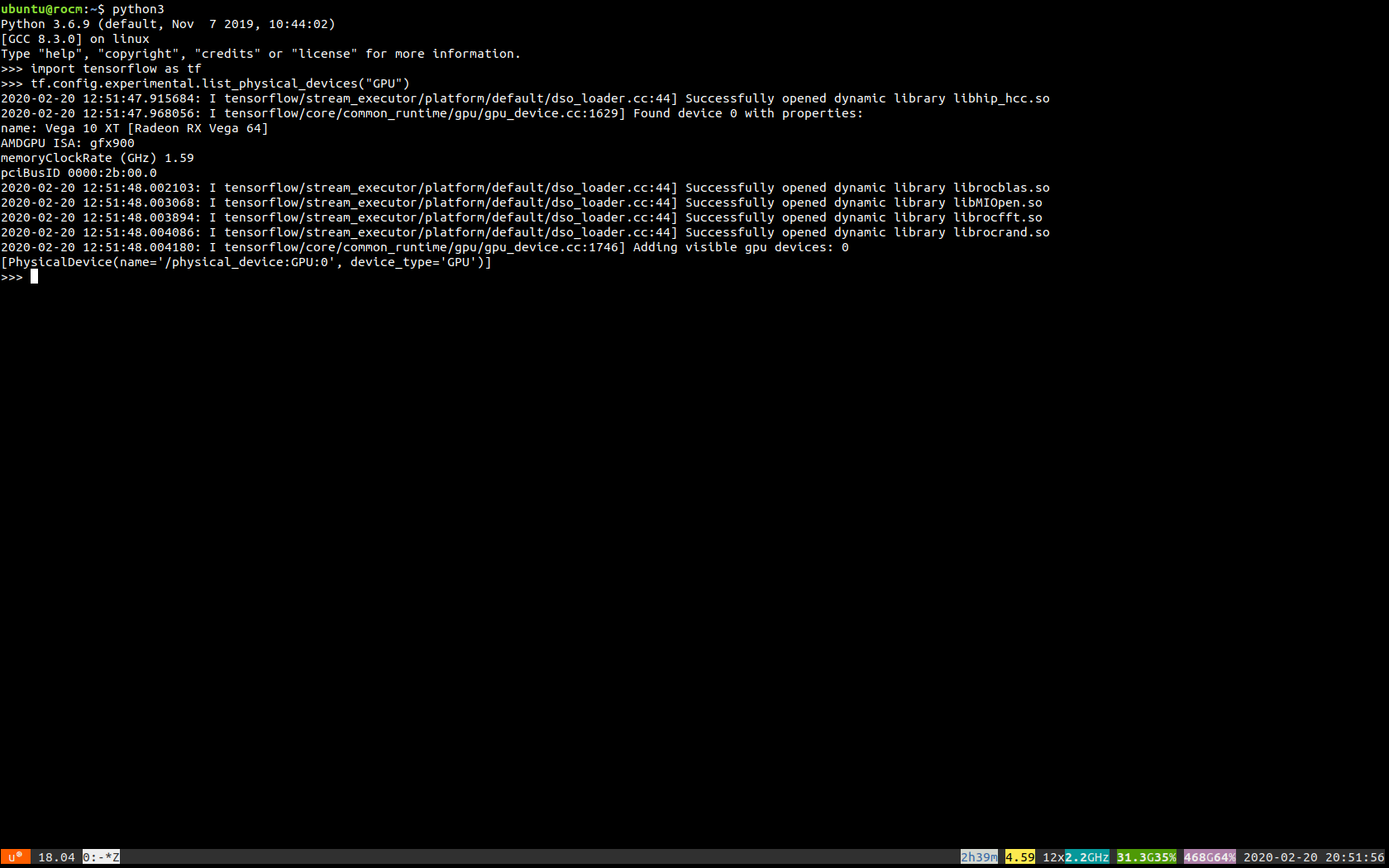 Linux container on ROCm · Issue #886 · ROCm/ROCm · GitHub