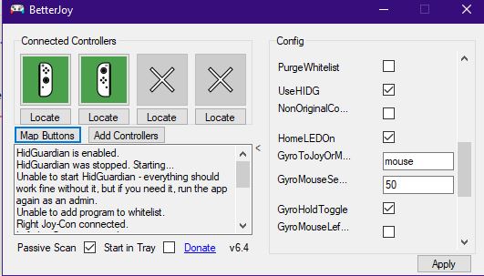 [Question] · Issue #544 · Davidobot/BetterJoy · GitHub