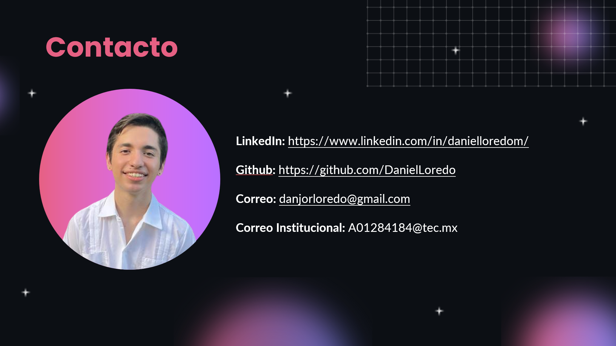 GitHub - DanielLoredo/Portafolio: Portafolio personal