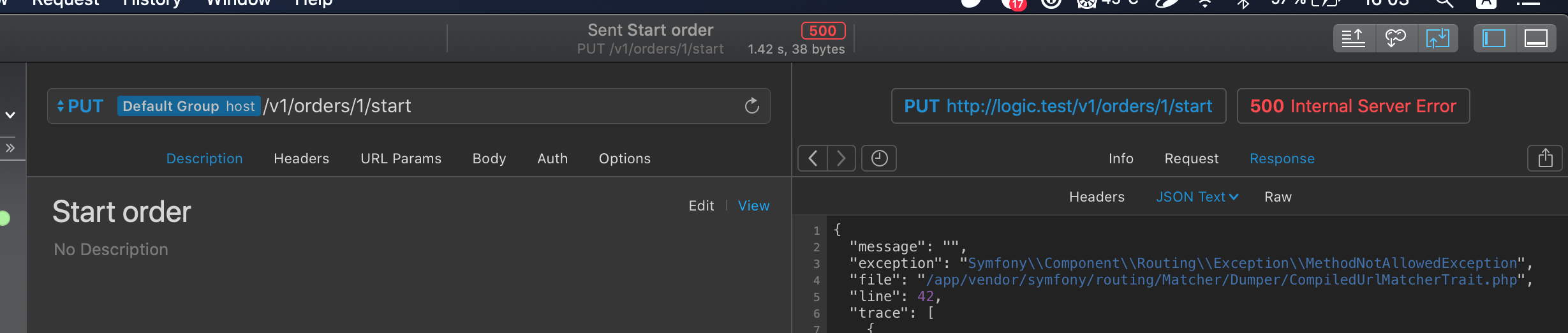 7x Methodnotallowedexception Returns 500 Code After Routes Caching
