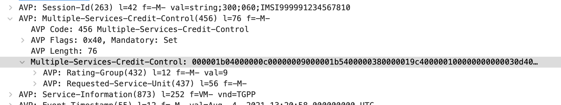 TeraVM Regression | Include Service Identifier as part of MSCC in Gy CCR · Issue #8683 · magma ...