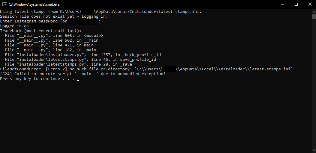 Application doesn't create lastest-stamps.ini on its own · Issue #1467 ...