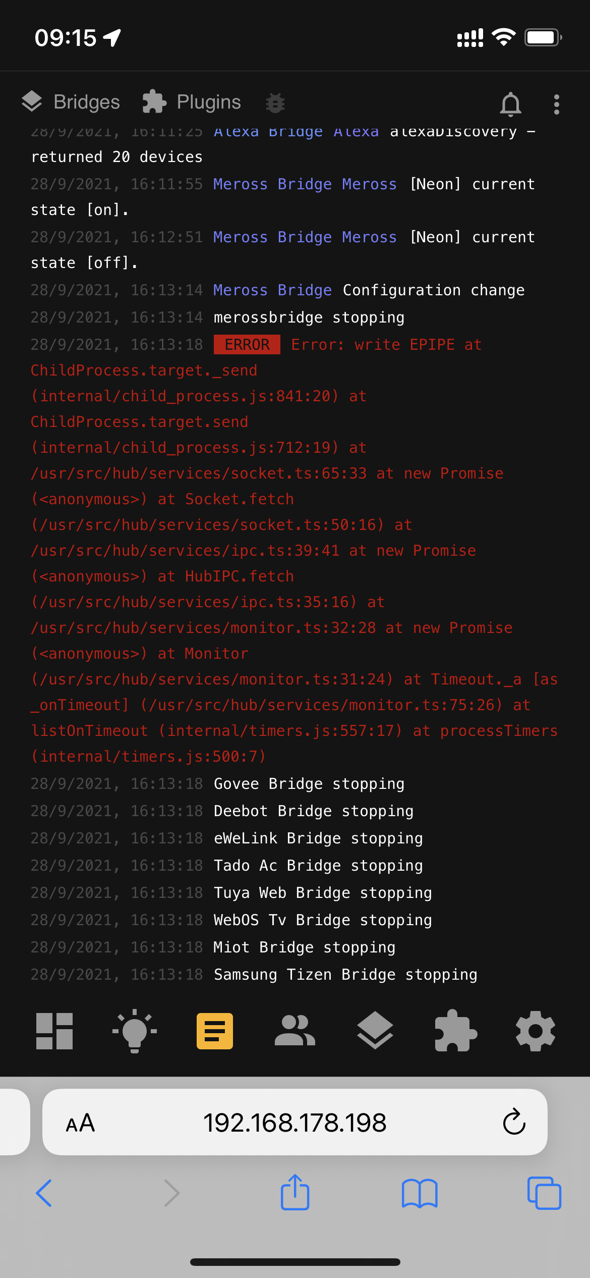 Network Connection Dropping · Issue #1436 · hoobs-org/HOOBS · GitHub