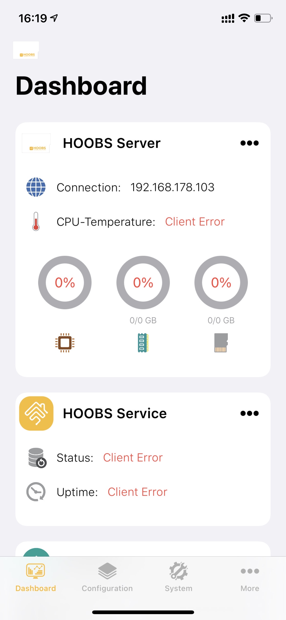 Client Error · Issue 886 · Hoobs Orghoobs · Github 