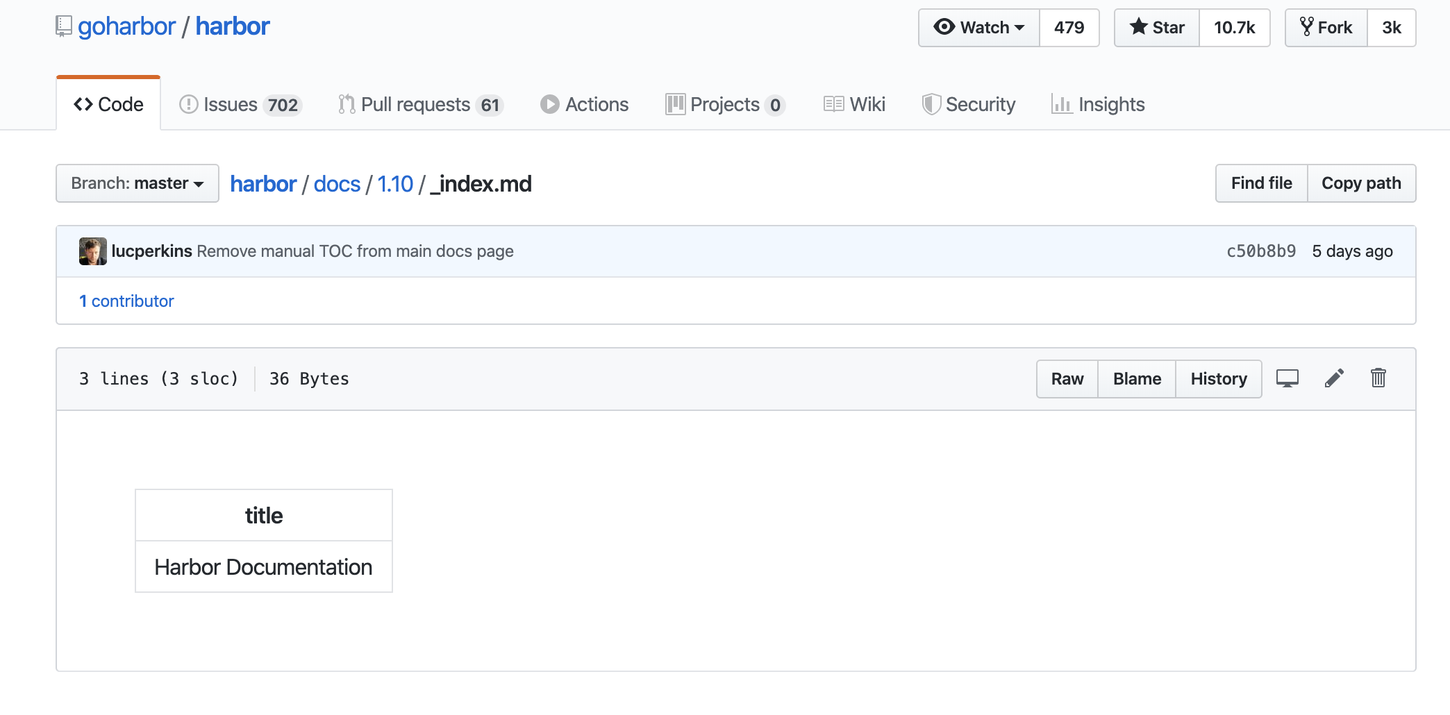 Link to installation guide from home page is broken. · Issue #10609 · goharbor/harbor · GitHub