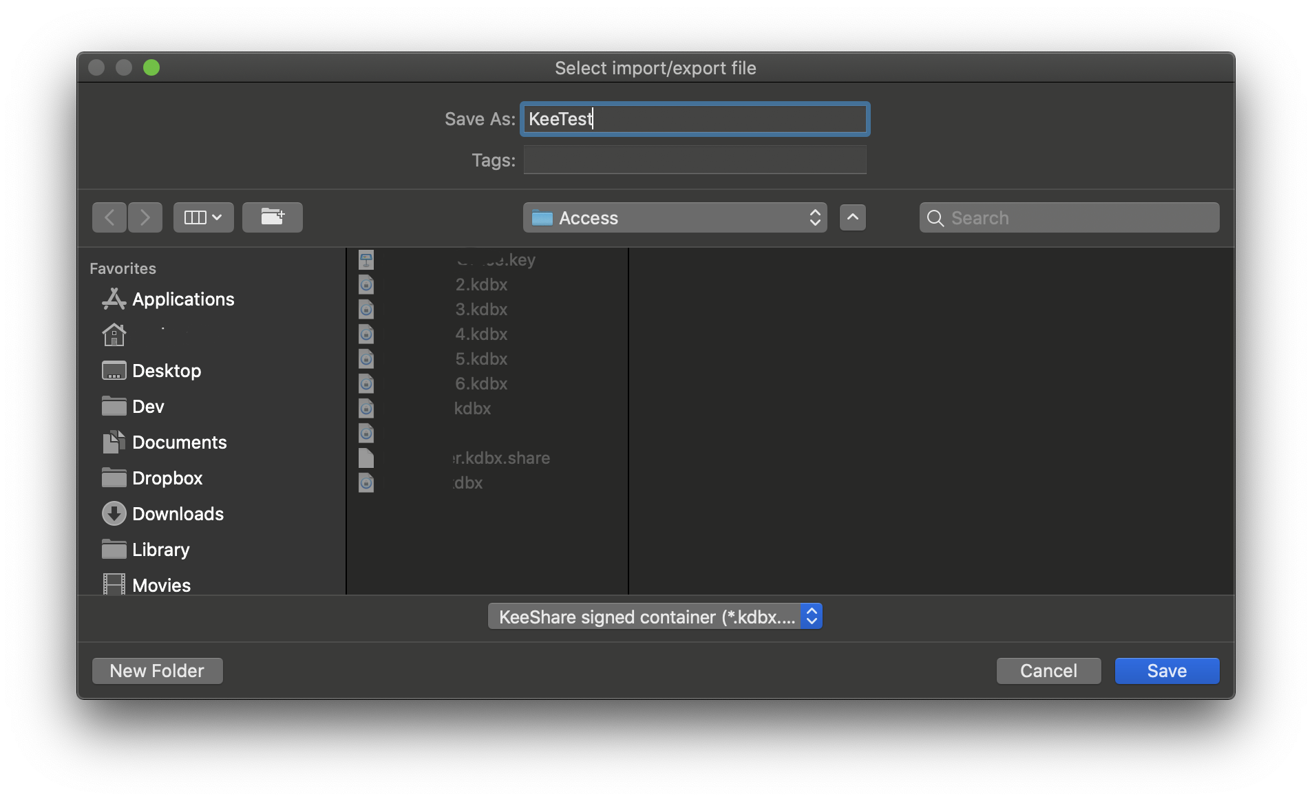 KeeShare duplicates file extension for new shares · Issue #3867 ...