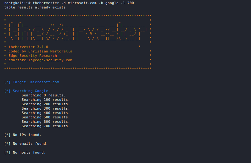 No results after search · Issue #518 · laramies/theHarvester · GitHub