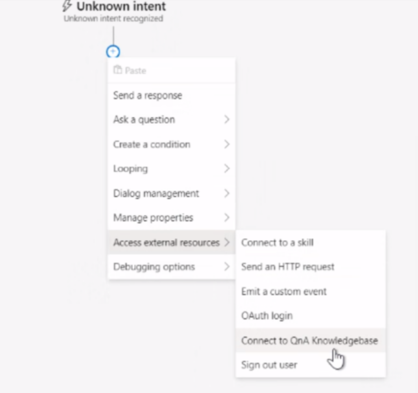 accessing qnamaker trace and fetching qnamaker answer received from qnamaker dialog using memory ...