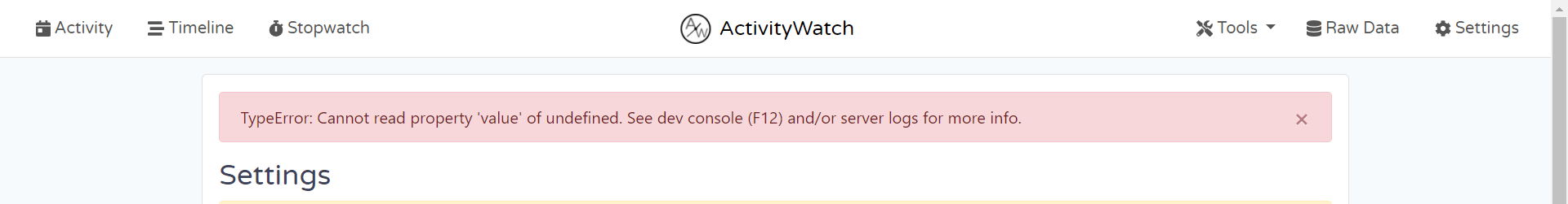 TypeError: Cannot read property 'value' of undefined. See dev console ...