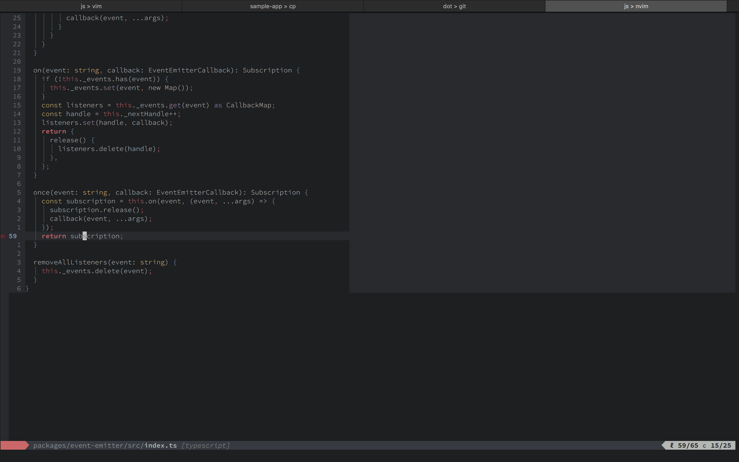 SignColumn extends into EndOfBuffer zone but LineNr does not · Issue ...