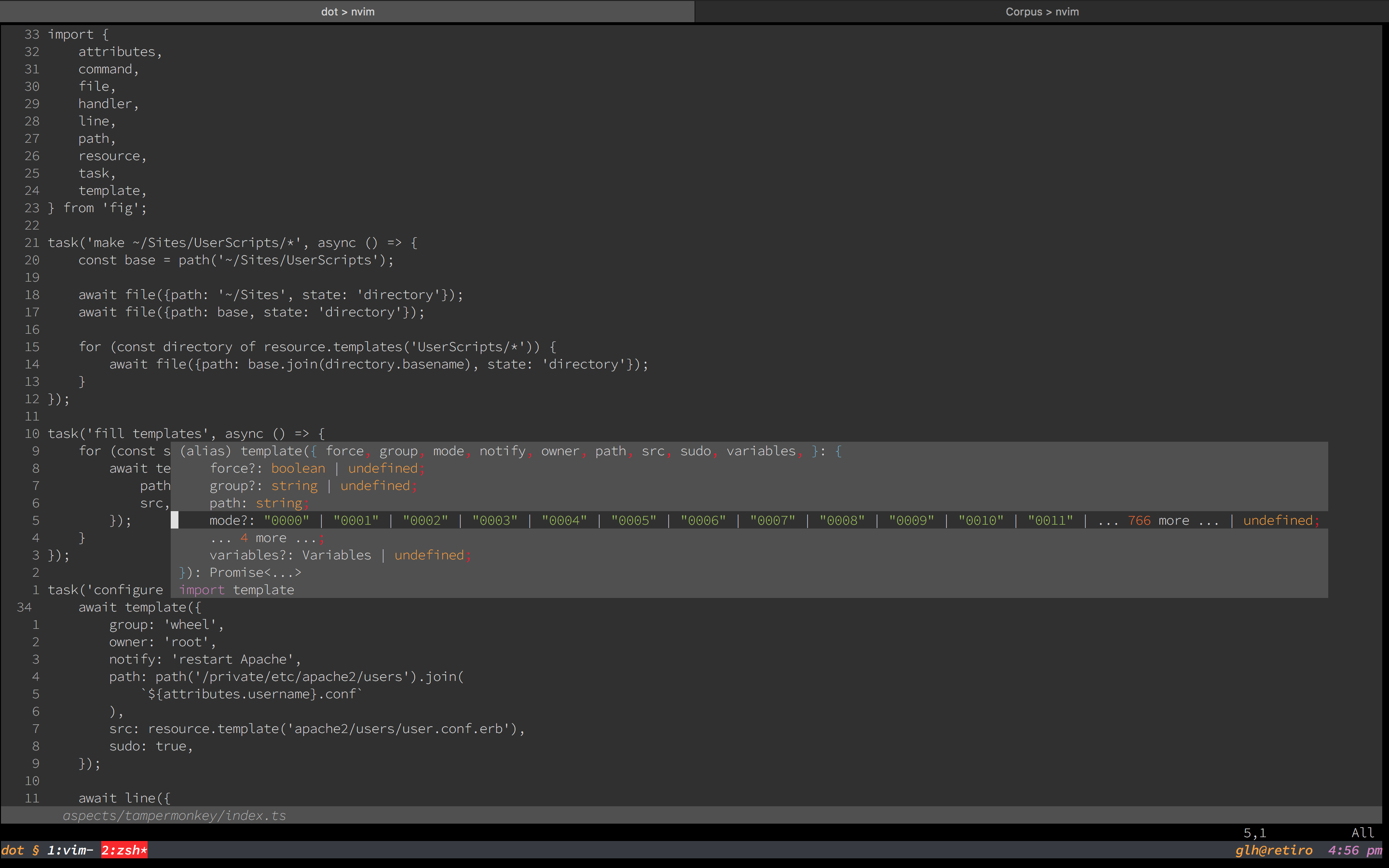 Change LSP popup window backgrounds to have higher contrast · Issue #87 · wincent/wincent · GitHub