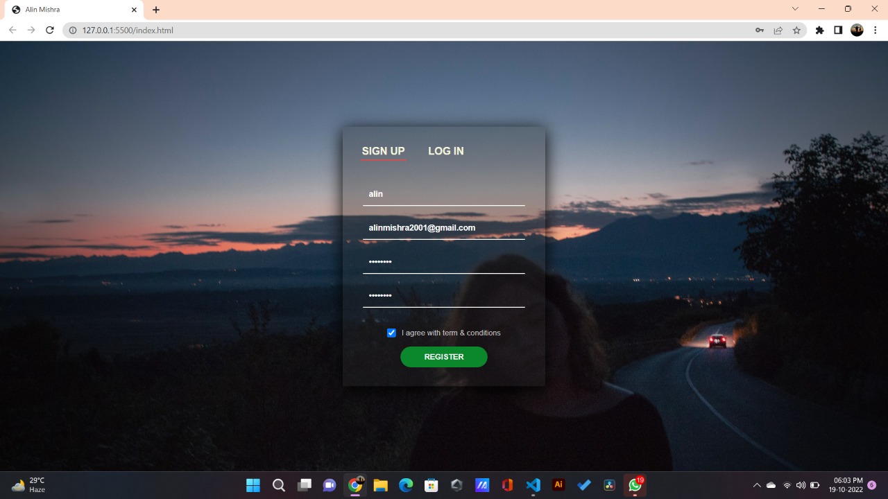 GitHub - alinmishra/Login-page: Alin Mishra Web login page