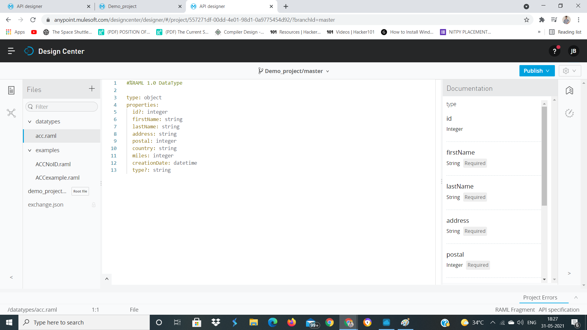 GitHub - brjayganesh2606/DIY-Exercise-3-1-Create-an-API-specification-with-RAML