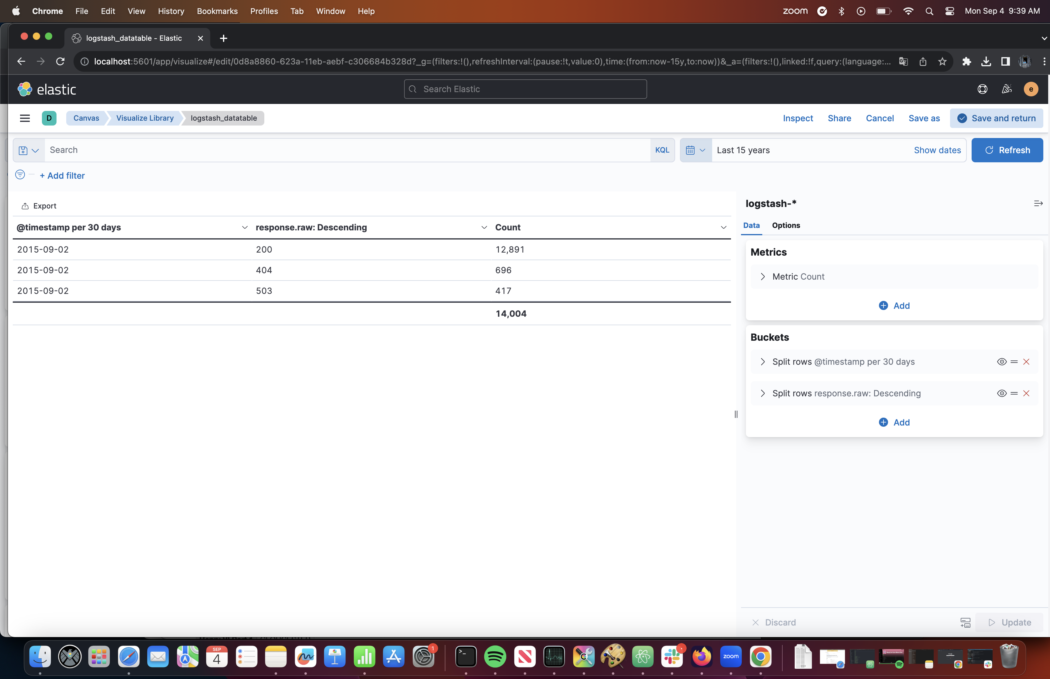 Unknown Argument Mode Passed To Function Timerange On Embedded Data Table In Canvas · Issue 2295