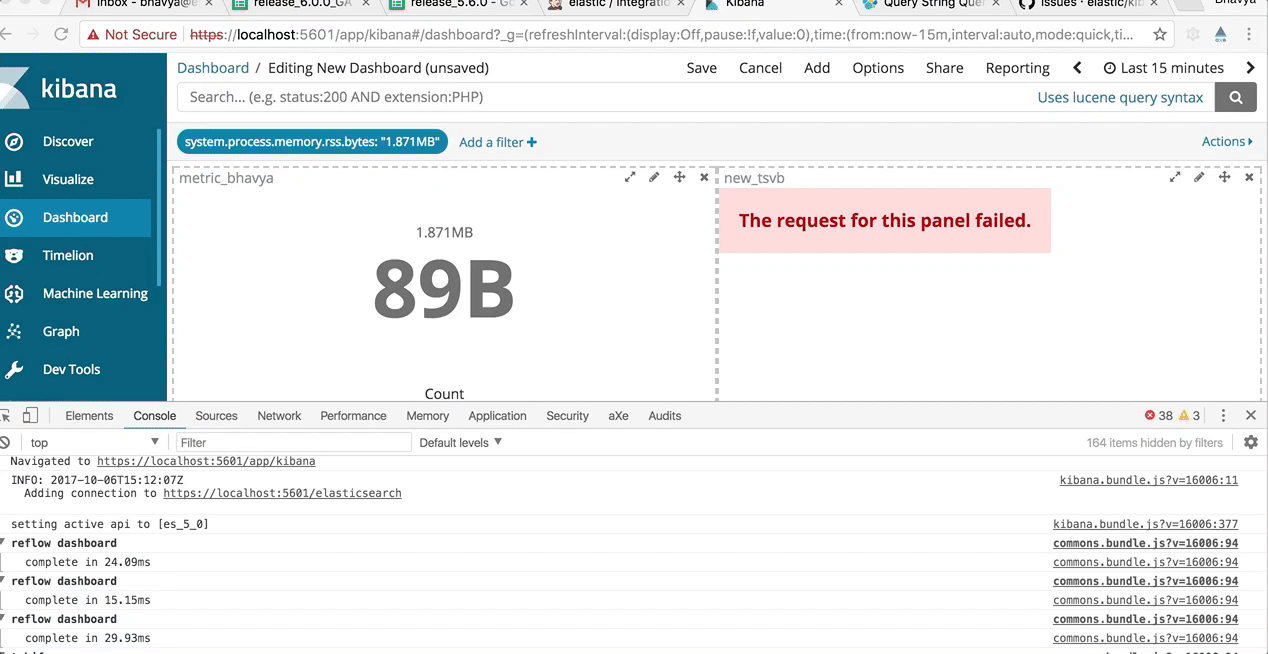 metric visualization throws error when adding a filter · Issue #14357 ...
