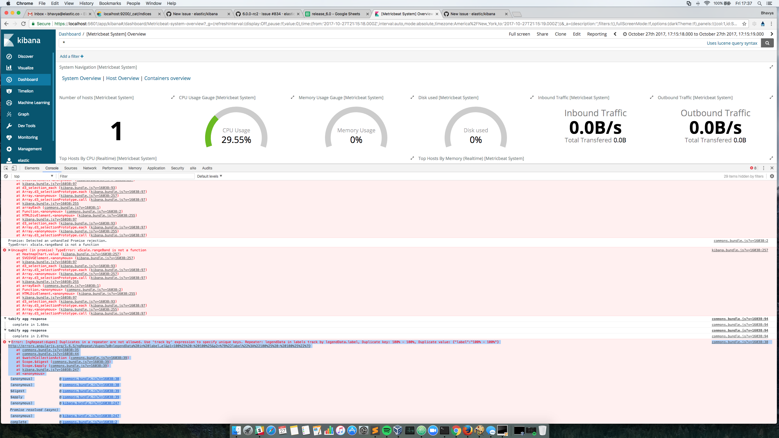 Addition And Removal Of Filteradded Through Heatmap On Dashboard Logs Multiple Errors In 