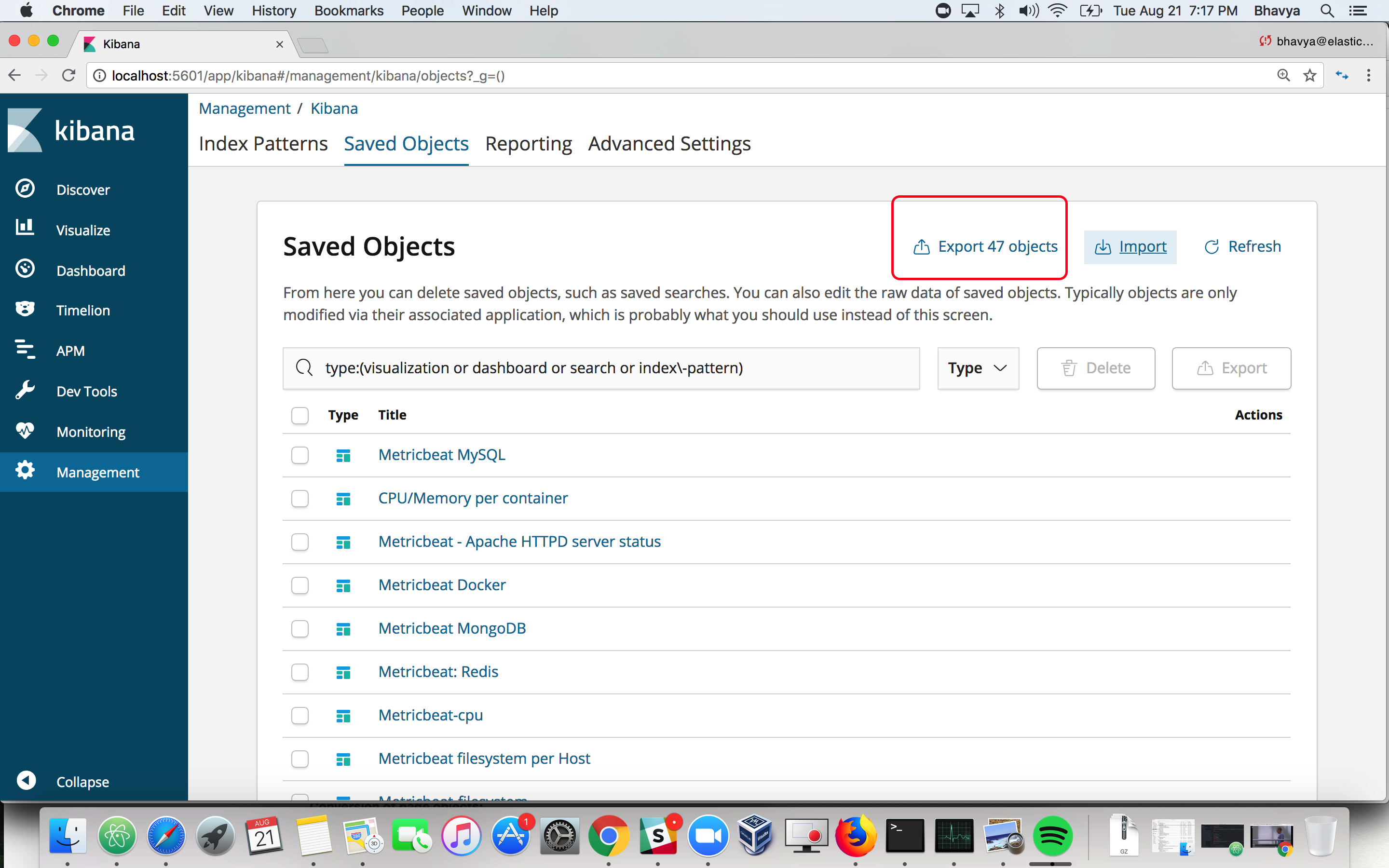 User Has Import The Json Twice To Get All The Saved Objects · Issue