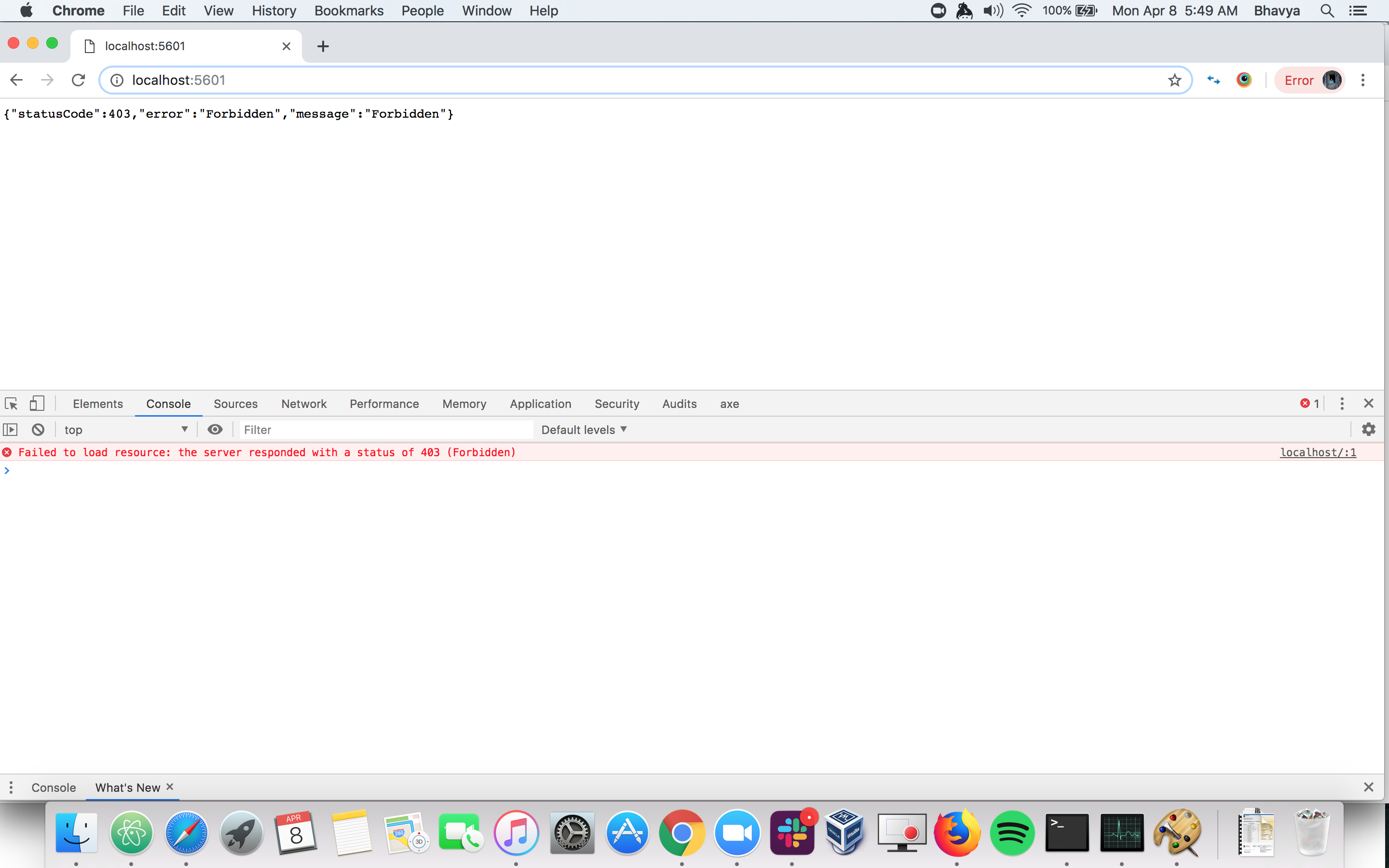 User Is Getting Error Unauthorized To Get Default Space And Cannot
