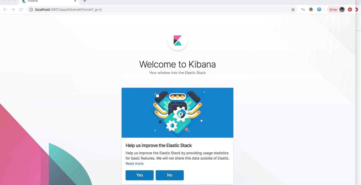 Old Telemetry Warning Flashes For A Brief Second When User Launches Kibana · Issue 44832 