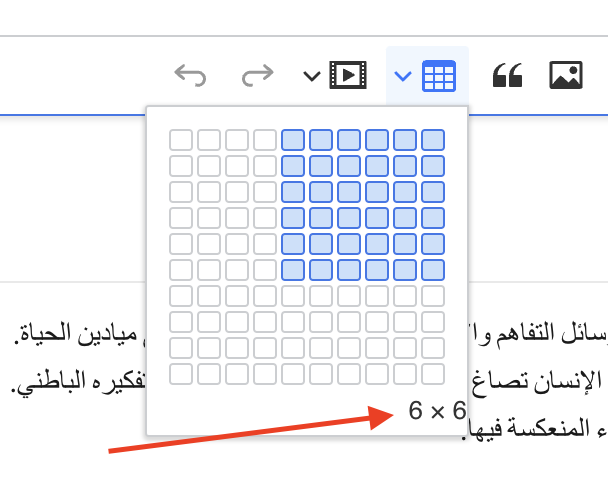 Label On Insert Table Dropdown In Rtl Has Wrong Alignment · Issue 12833 · Ckeditorckeditor5