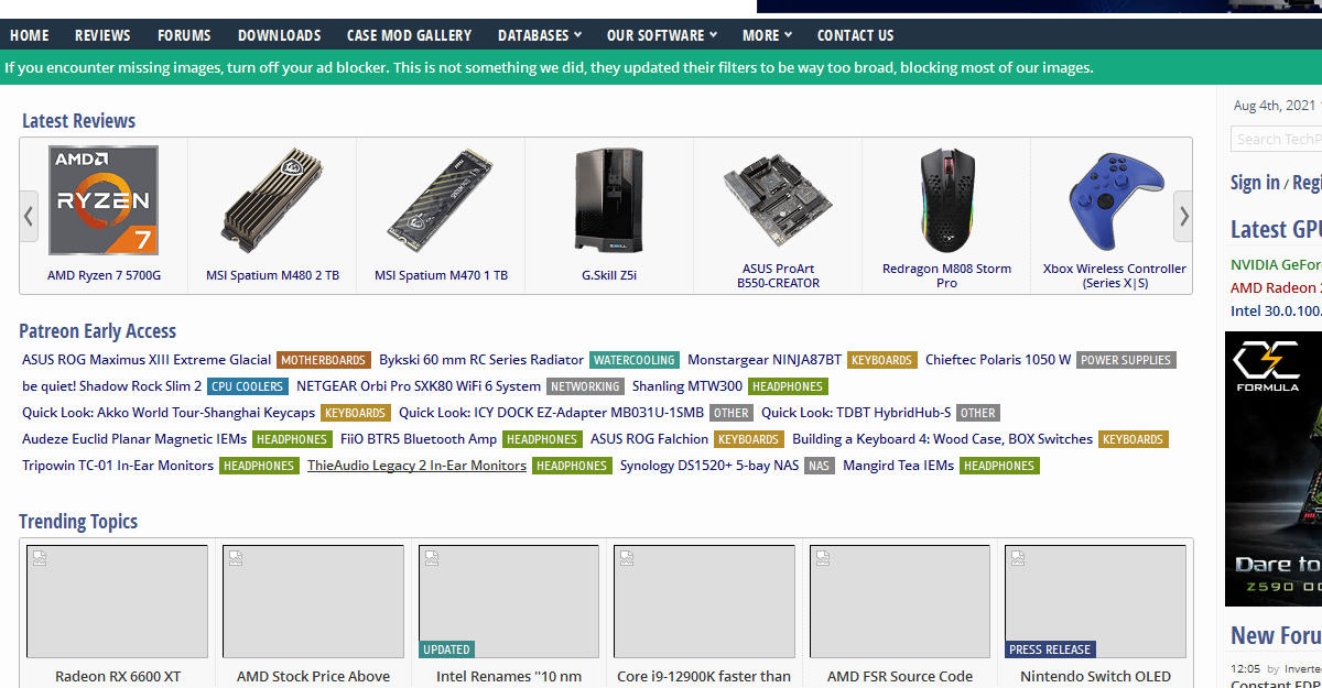 techpowerup.com · Issue #9696 · uBlockOrigin/uAssets · GitHub