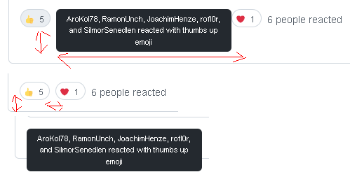 Reaction tooltips missing on "Releases" page / Missing tooltips for Editor's toolbar buttons ...