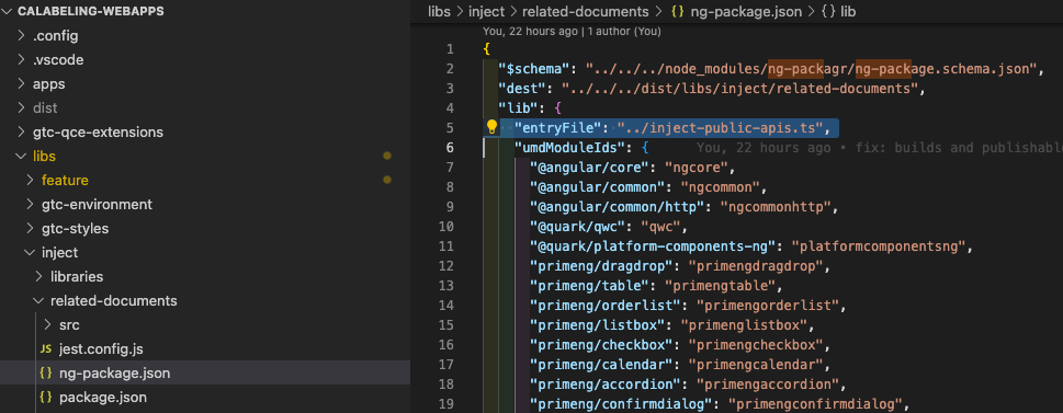 Nrwl: Publishable library is not building as have imports from other library. · Issue #1765 ...