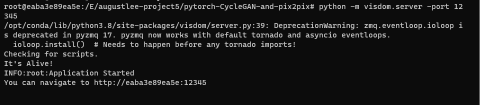 Problem about visdom.server · Issue #1318 · junyanz/pytorch-CycleGAN-and-pix2pix · GitHub