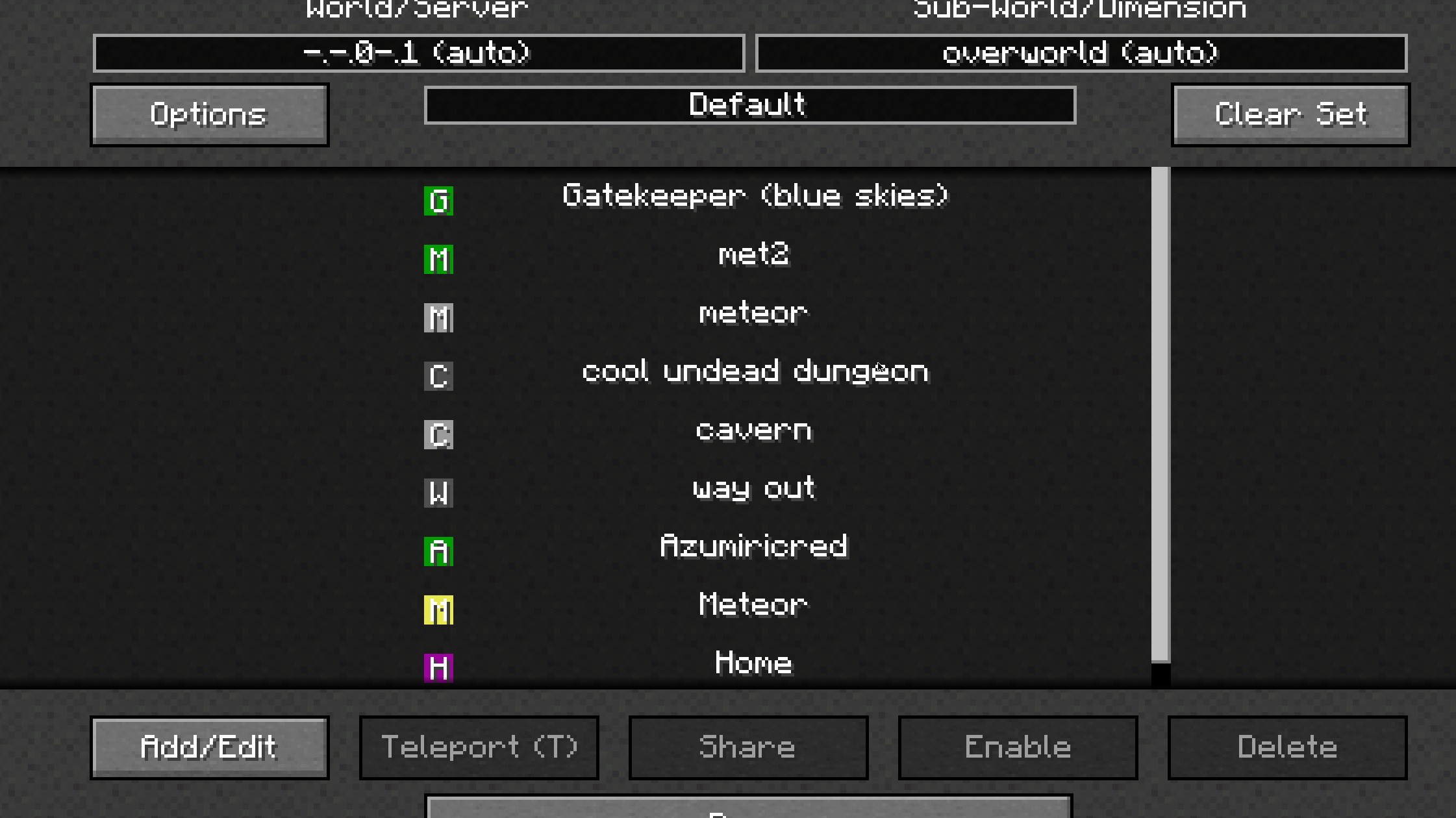 Teleportation setup - violet4/teras_modpack GitHub Wiki