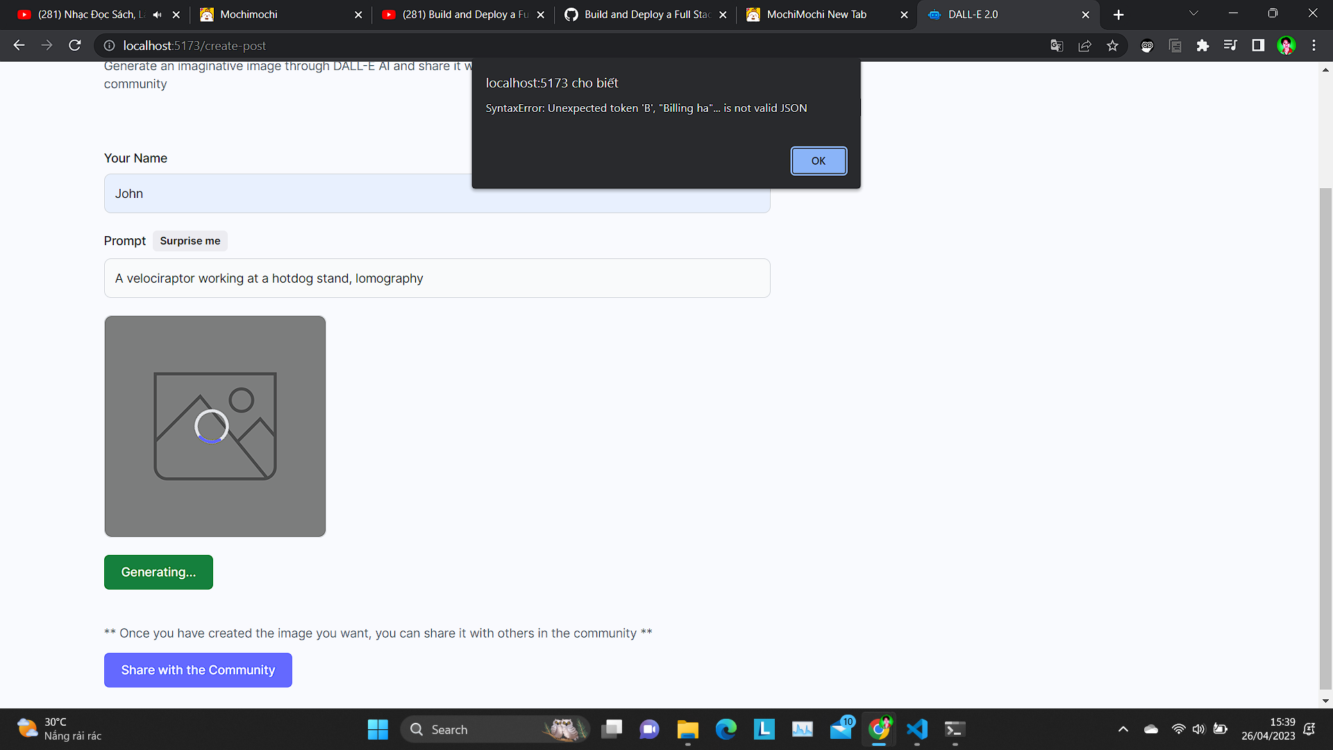 Build and Deploy a Full Stack MERN AI Image Generation App & MidJourney & DALL E Clone · GitHub