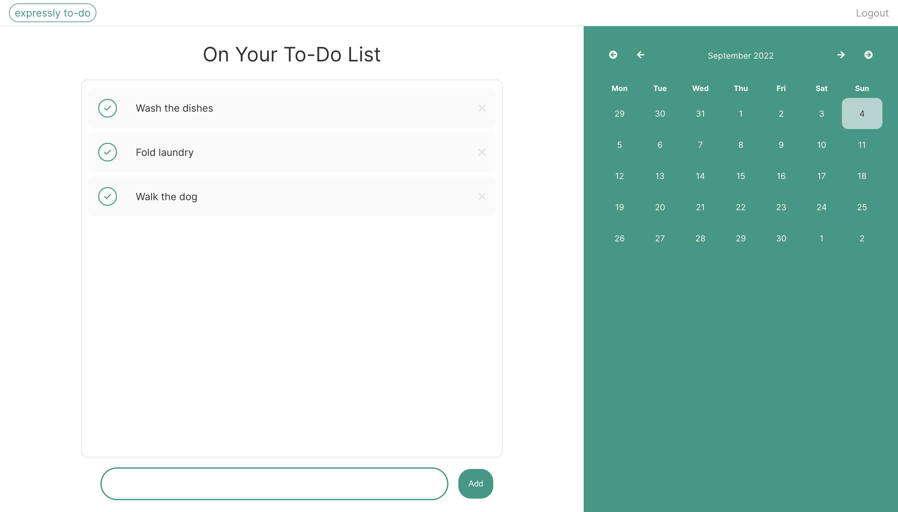 Github Alyssadsouzaexpress Todo Basic To Do App To Get Familiar With Expressjs And Postgres