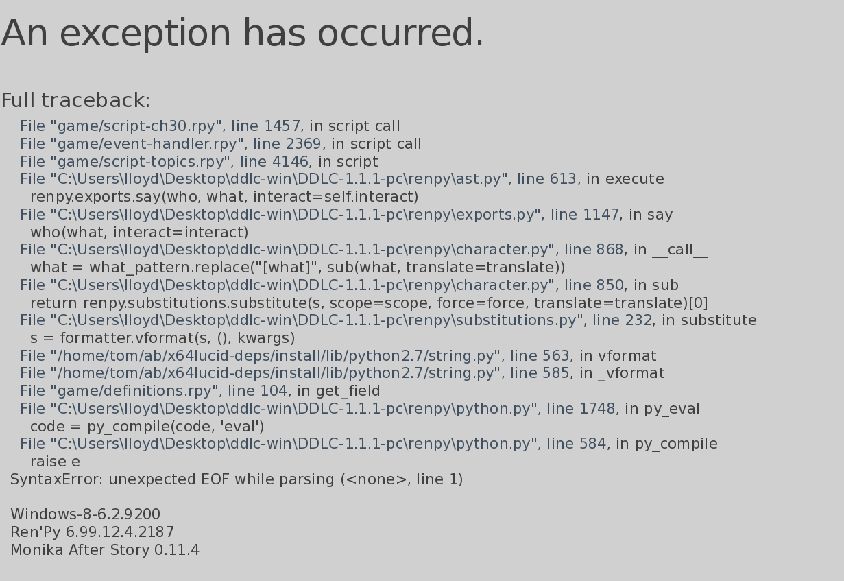 This is my frist time downloading ddlc mods and im having hard times if ...