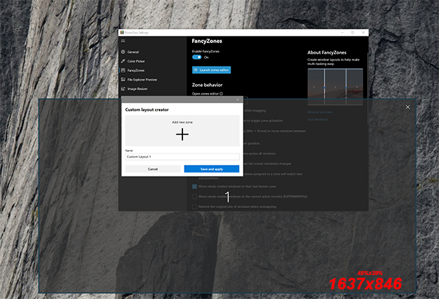 FancyZones editor enhancement · Issue #6382 · microsoft/PowerToys · GitHub