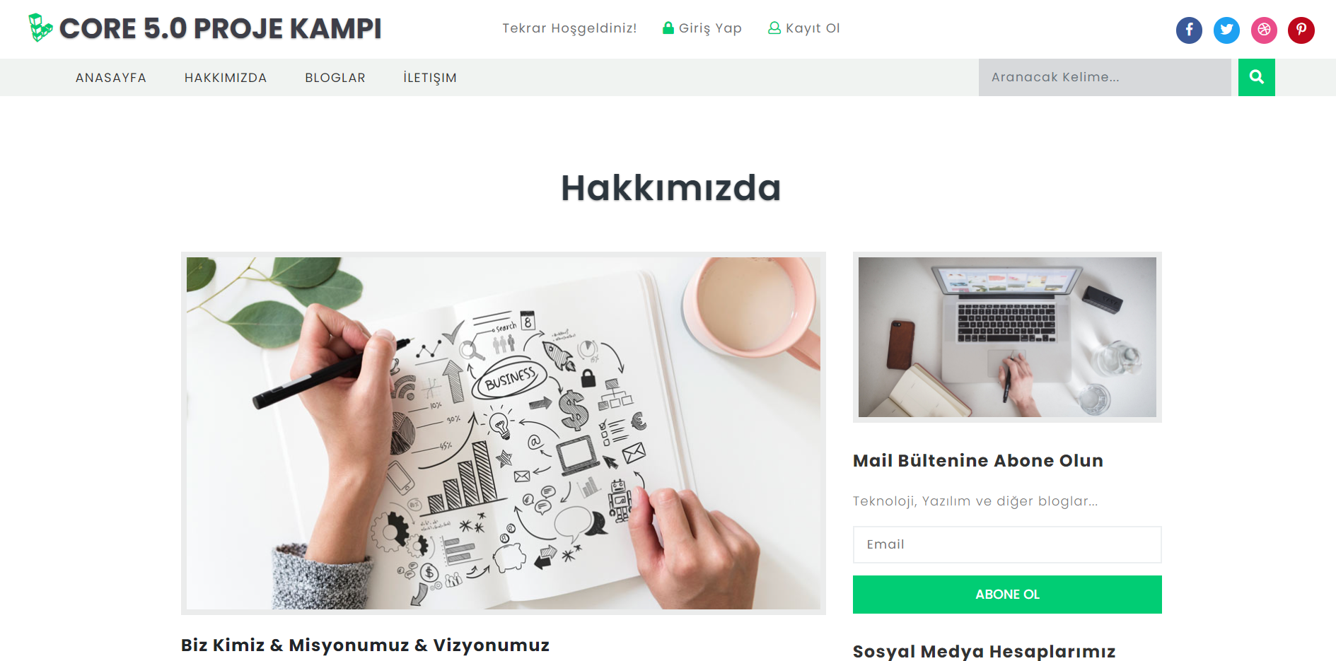 GitHub - sevvalkolemen/CoreDemo: Murat Yücedağ Asp.Net Core 5.0 Proje Kampı