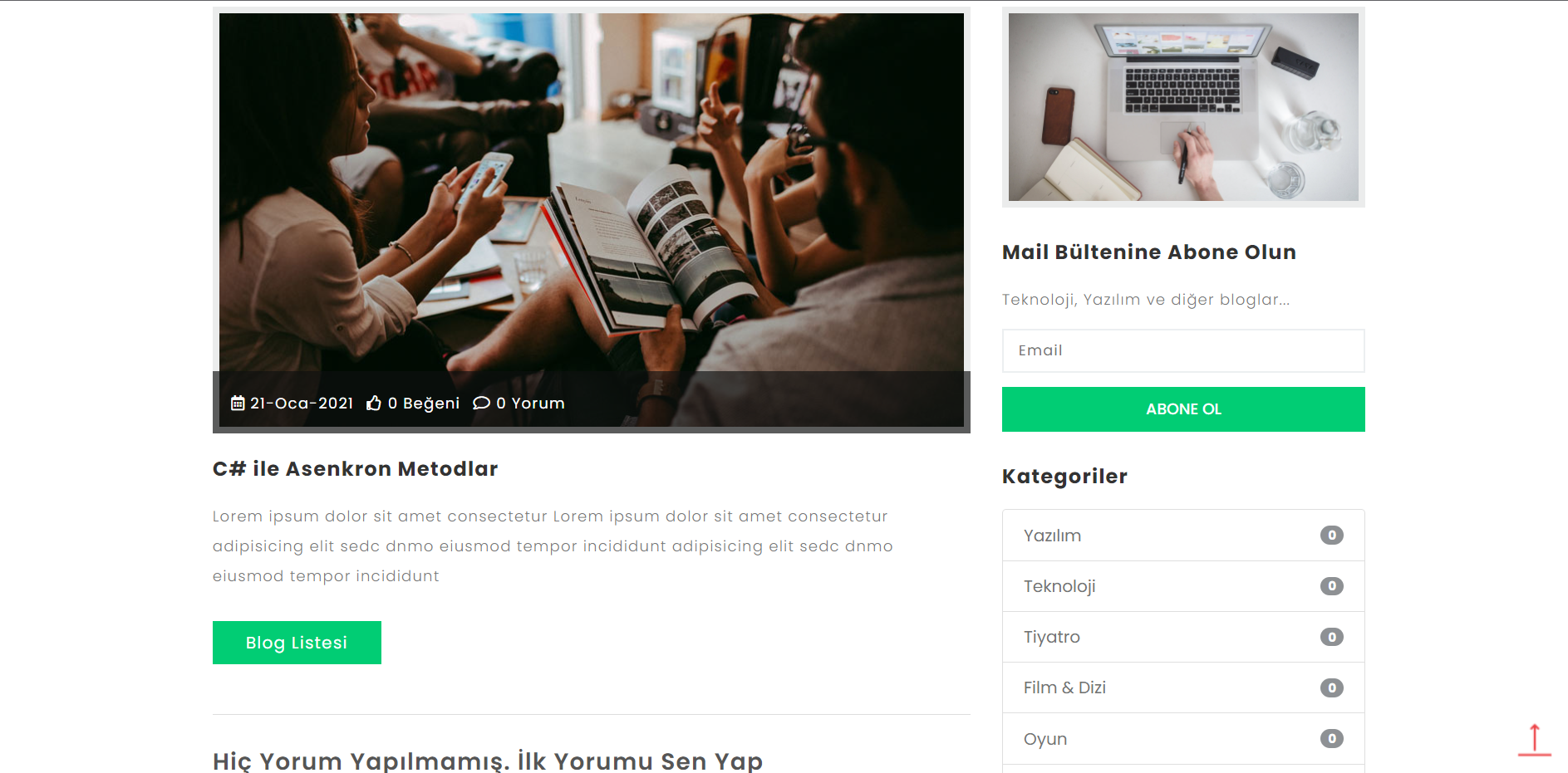 GitHub - duzgunberke/CoreBlogProject: We have developed a dynamic web ...