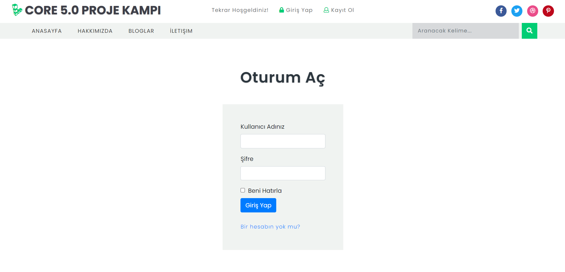 GitHub - duzgunberke/CoreBlogProject: We have developed a dynamic web ...