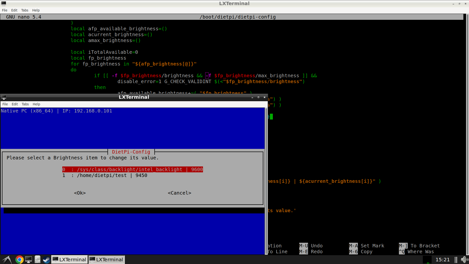 DietPi-Config | Support setting OLED display brightness · Issue #6284 · MichaIng/DietPi · GitHub