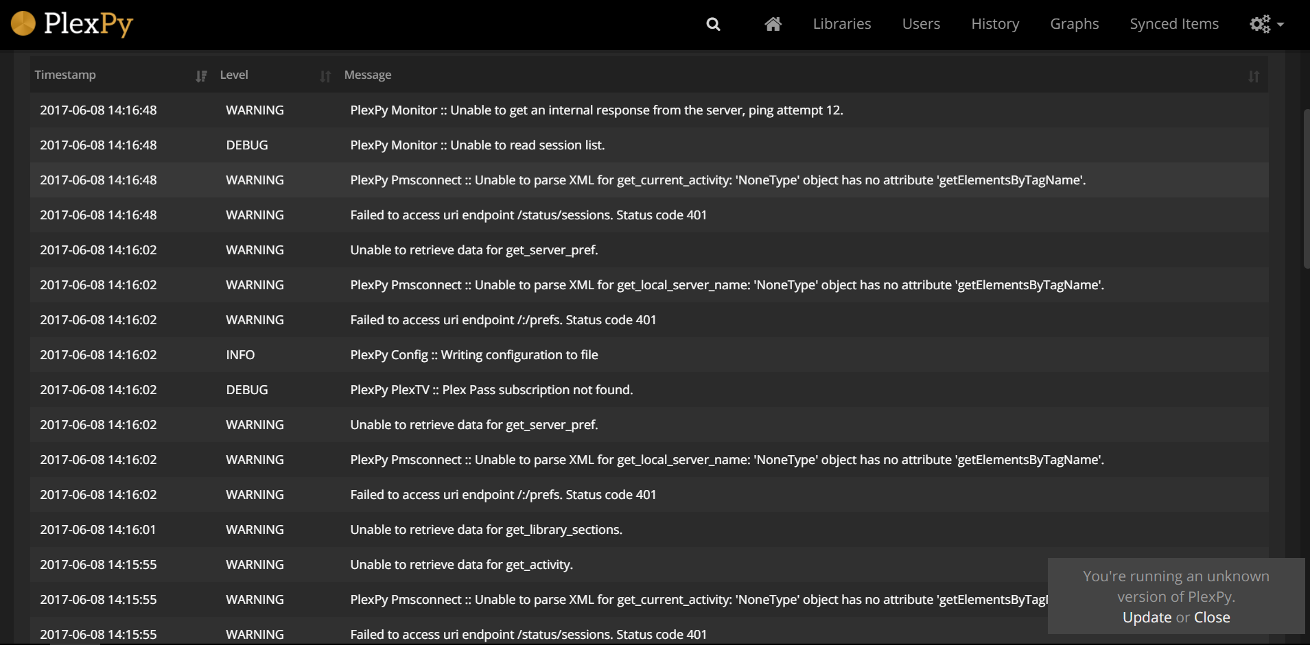 DietPi-Software | PlexPy · Issue #971 · MichaIng/DietPi · GitHub